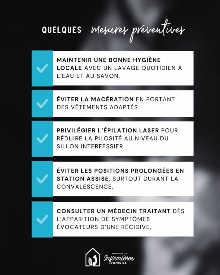 Soins infirmiers kyste pilonidal - Les infirmières à domicile